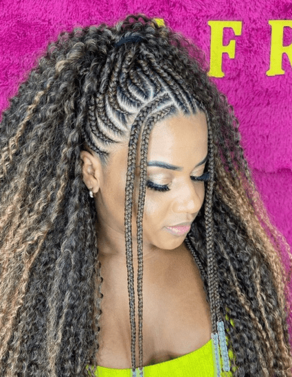 25 Stunning Braids for Black Women with Unique Designs - Trendy Styles ...